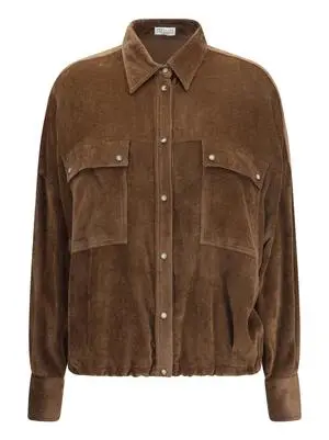Brunello Cucinelli Corduroy Shirt - Brown