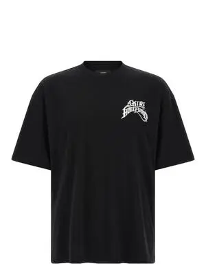 Amiri T-shirt With 'hollywood Lj Skate' Logo - Black