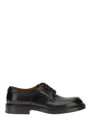 Dolce & Gabbana Calfskin Derby Shoes - Black