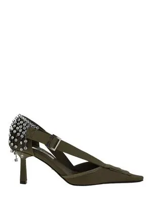 PRADA Prada Embellished Canvas Pumps