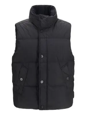 Stone Island STONE ISLAND Crinkle Reps NY Padded Vest Black