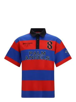 Palm Angels Palm Sport Stripes Short-sleeve Polo - Multicolor