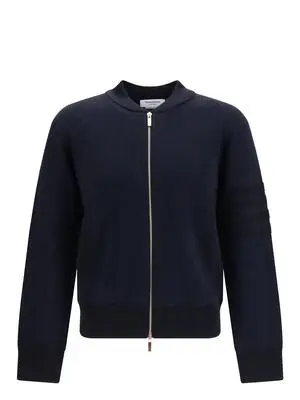 Thom Browne Ottoman Milano Stitch 4-bar Jacket - Blue