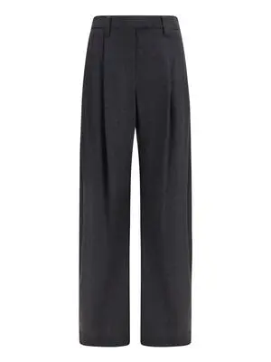 Brunello Cucinelli Brunello Cucinelli Tailored Virgin Wool Pants Gray