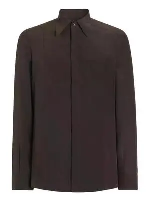 Dolce & Gabbana Martini Crêpe De Chine Shirt - Brown