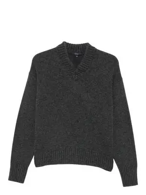 Soeur Julie V-neck Sweater - Grey