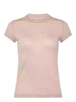 Rick Owens Rick Owens Slim Fit Crewneck T-Shirt Pink
