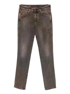 DIESEL® Distressed Straight Leg Jeans - Grey