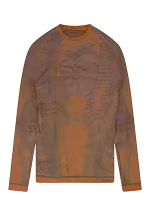 ROA Seamless Long-sleeve T-shirt - Orange