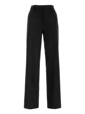 PT TORINO Garcon Wide-leg Trousers - Black
