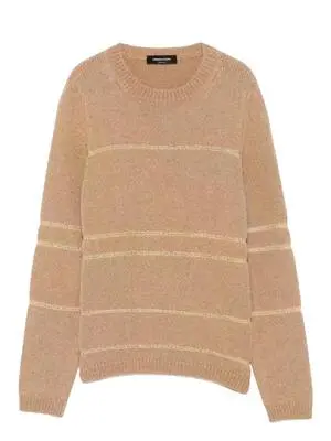 Fabiana Filippi Fabiana Filippi Striped Crew Neck Sweater Neutrals