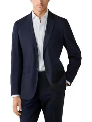 HACKETT  Single-breasted Blazer - Blue