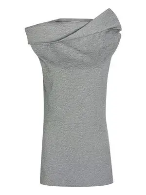 ISSEY MIYAKE Issey Miyake Off-Shoulder Draped Top