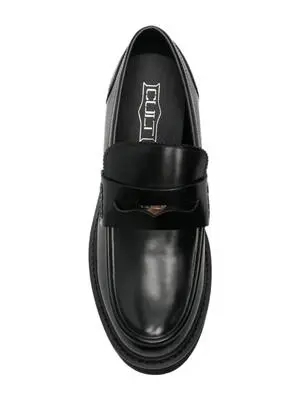 CULT Chunky-sole Penny Loafers - Black