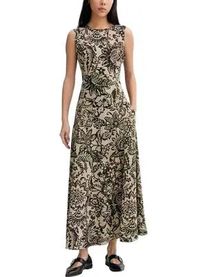 Marc O'polo Sleeveless Maxi Dress - Neutrals
