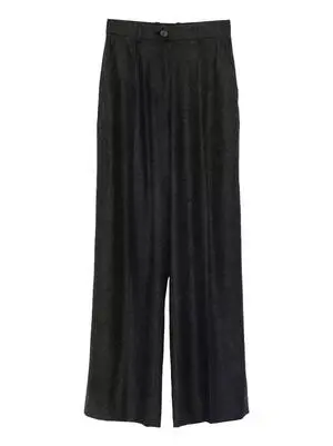 SOFT GOAT SOFT GOAT Pleated Wide-Leg Trousers
