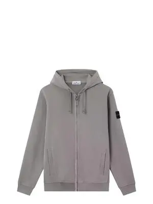 Stone Island 6100067 Zip-up Hoodie - Grey