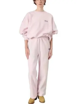 American Vintage American Vintage Logo Patch Sweatshirt Pink