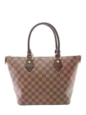 LOUIS VUITTON Saleya Pm Damier Ebene Tote Bag - Brown