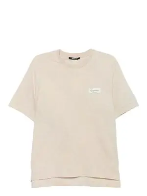 Jacquemus JACQUEMUS Logo Patch T-shirt Neutrals