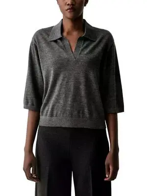 Marc O'polo Marc O'Polo Polo Collar Sweater Grey