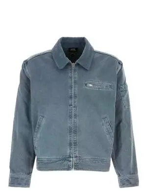 A.p.c. Alexis Zip-up Jacket Blue