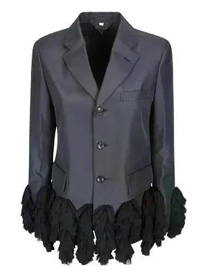 COMME DES GARÇONS Comme Des Garçons Ruffled Trim Blazer