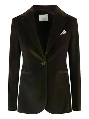 CIRCOLO 1901 Single-breasted Jacket - Brown
