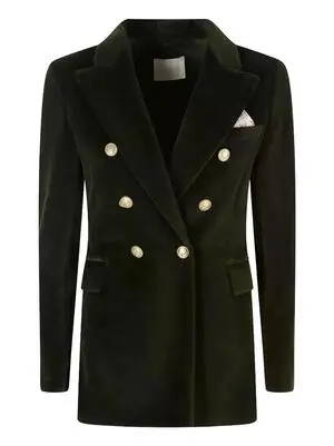 CIRCOLO 1901 Double-breasted Coat - Green