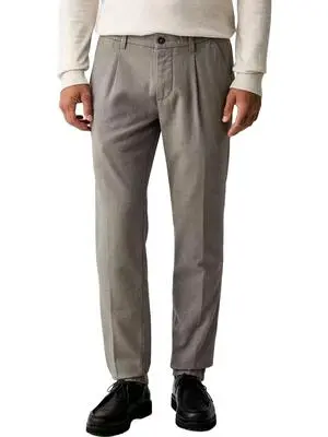 Marc O'polo Pleated Detail Elasticated Waistband Trousers - Grey