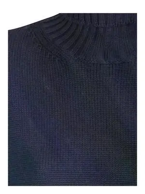 ARCHIVIO B Sleeveless Roll Neck Sweater - Blue
