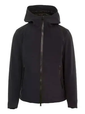 Woolrich Hooded Zip Jacket - Blue