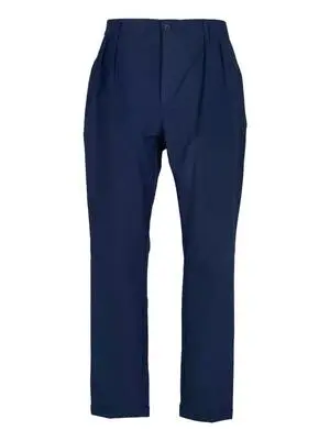 04651 / A TRIP IN A BAG Pleated Turn-up Trousers - Blue
