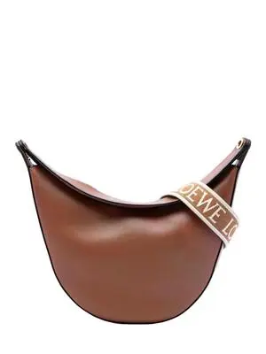 Loewe Leather Luna Hobo Bag - Brown