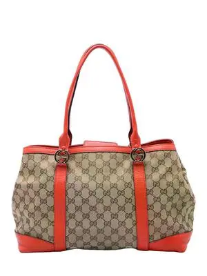 Gucci Gg Canvas Miss Gg Tote Bag - Neutrals