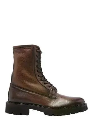 ELEVENTY Lace-Up Leather Boots