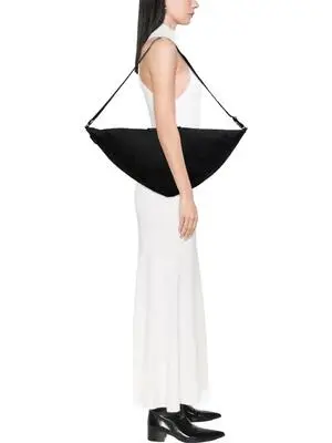 PRADA Prada Canvas Canapa Triangle Logo Shoulder Bag