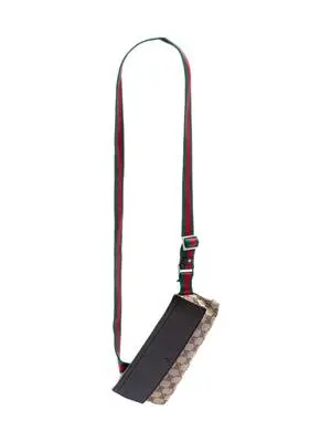 Gucci Gg Canvas Web Crossbody Bag - Neutrals