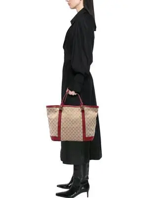 Gucci Gg Canvas Twins Tote Bag - Neutrals