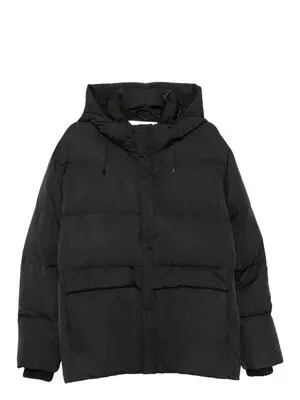 Iceberg Hooded Puffer Jacket - Black