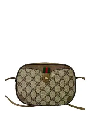 Gucci Gg Supreme Web Sherry Shoulder Bag - Neutrals