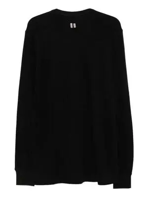 Rick Owens Ribbed Knit Sweater - Black