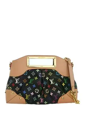 LOUIS VUITTON Monogram Multicolore Judy Mm Satchel - Black