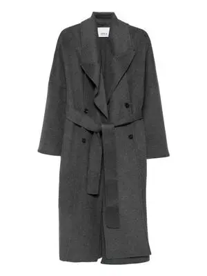 Erika Cavallini Belted Coat - Grey