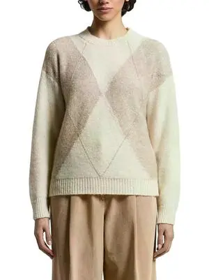 PESERICO Peserico Argyle Sequin-Embellished Sweater