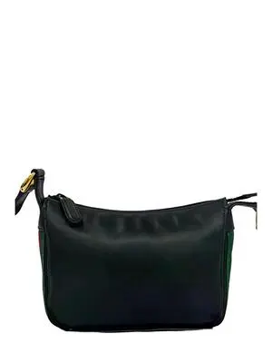 Gucci 20th Century Calfskin Web Crossbody Bag - Black