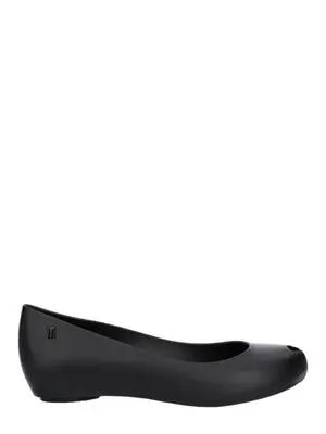 Melissa Ultragirl Peep-toe Ballet Flats - Black