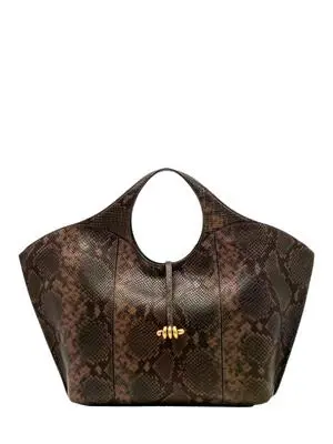 GIANNI CHIARINI Infinity Shoulder Bag - Brown