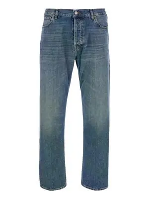 MAURO GRIFONI Mauro Grifoni Straight-Leg Jeans With Washed Effect