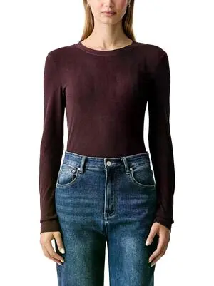 Marc O'polo Ribbed Long-sleeve T-shirt - Red